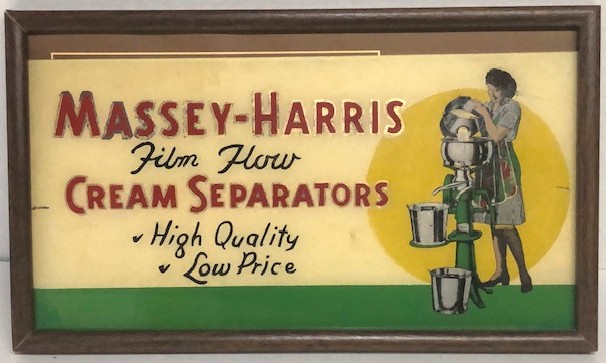 MH cream separator sign – Geneseo Farm Toy Show
